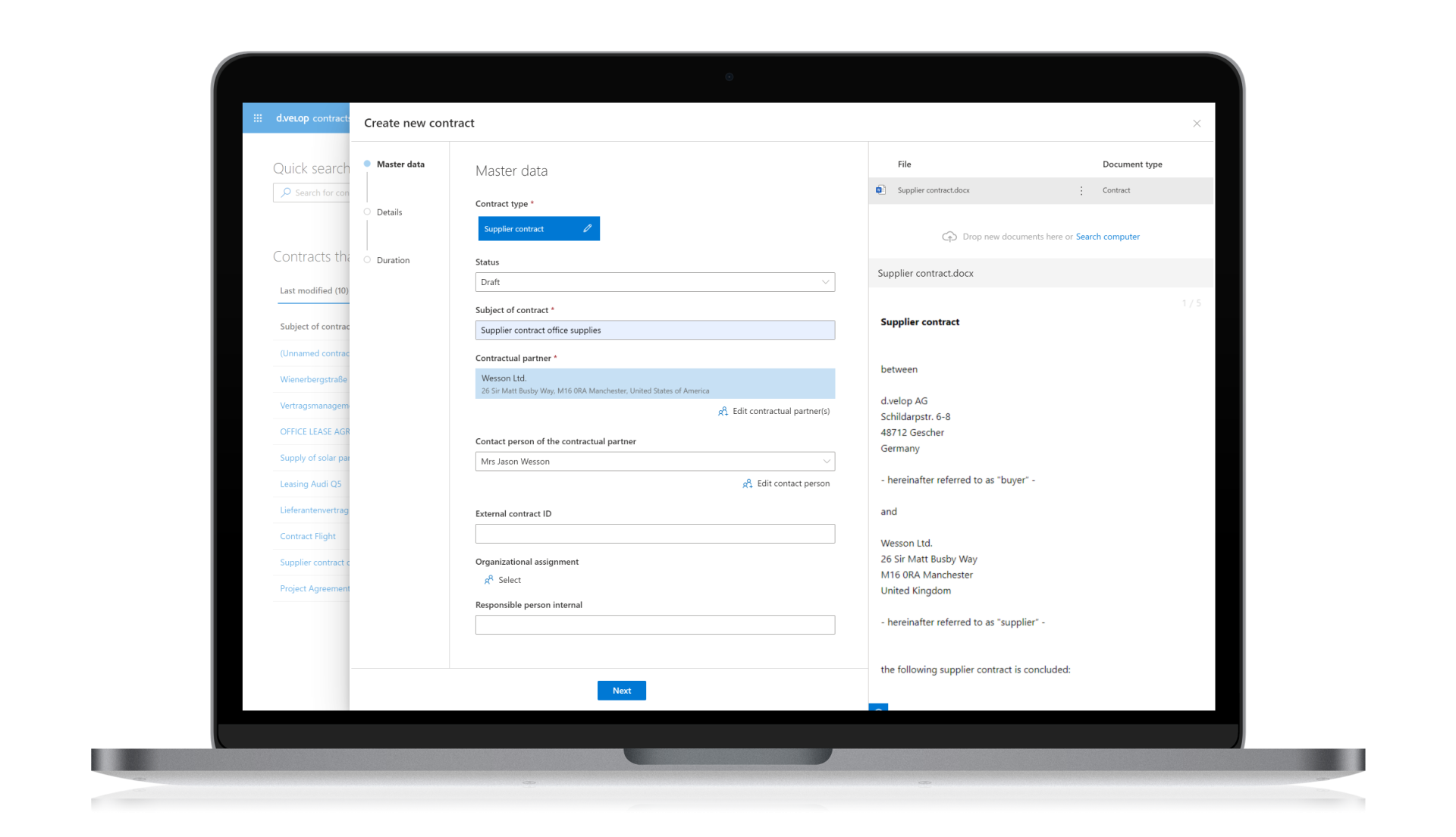 d.velop contracts for Microsoft 365 | d.velop store d.velop contracts for Microsoft 365 | d.velop store